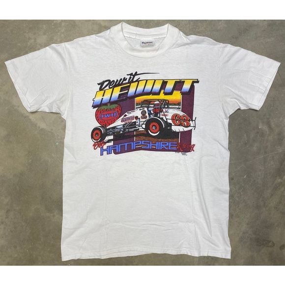 Shirts | Rare 1987 Jack Dew It Hewitt Usac Silver Crown Champion T ...
